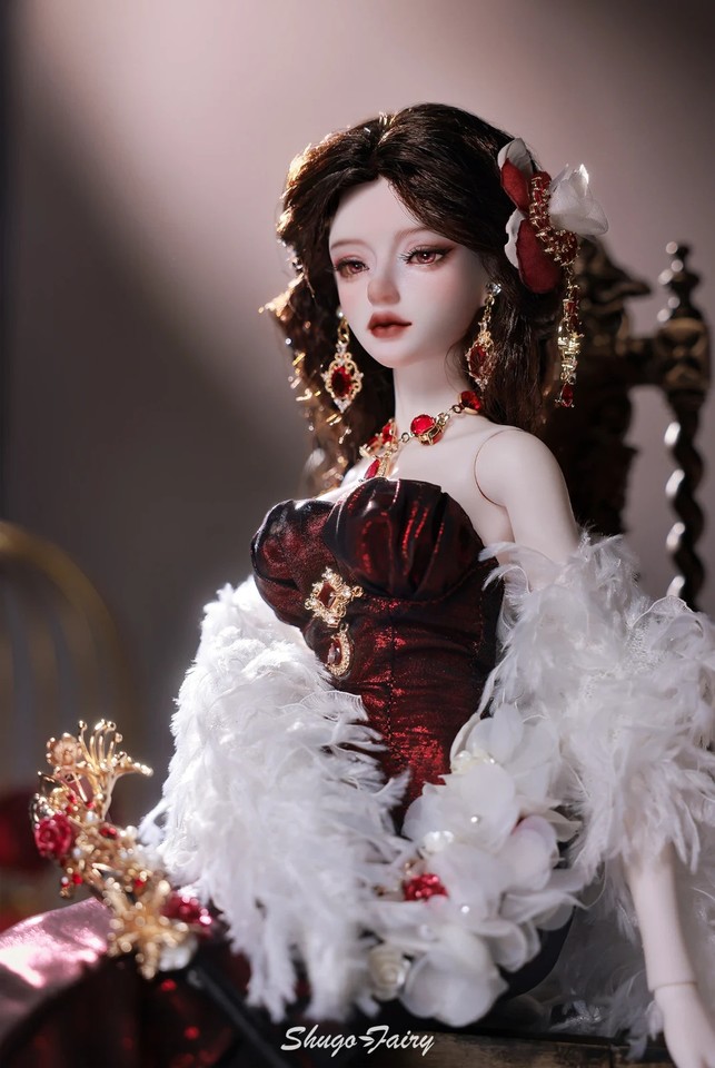 1/4 Handmade Resin BJD SD Ball Joint Doll Girl Women Gift Anubis 18 ...