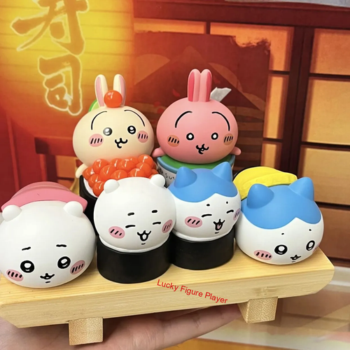 Official Chiikawa Usagi Hachiware New Sushi Series Pvc Blind Box Statue ...