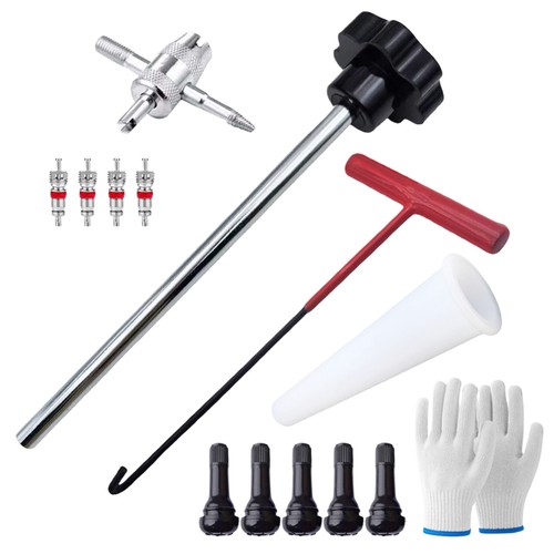 13PC Tire Repair Tool Valve Installation Tool Valve Disassembly Tool ...