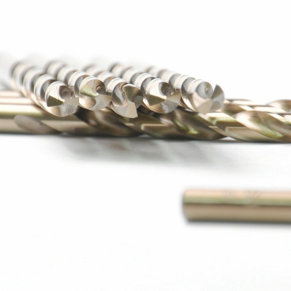 0.5mm-13.0mm Cobalt Twist Drill Bit Set HSS M42 Jobber Length Metal ...