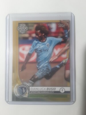 2020 Topps, Gianluca Busio, Under 22 Gold Border, /50 SP, MLS. | eBay