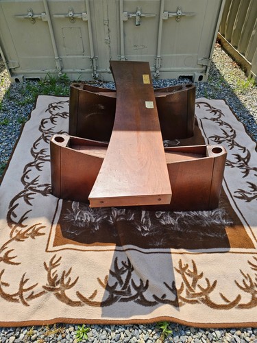 POOL TABLE BRUNSWICK GOLD CROWN 3 MAPLE parts full frame,legs,center ...