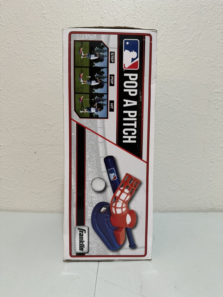 Franklin Sports Kids Baseball Pitching Machine - Pop A Pitch Baseball ...