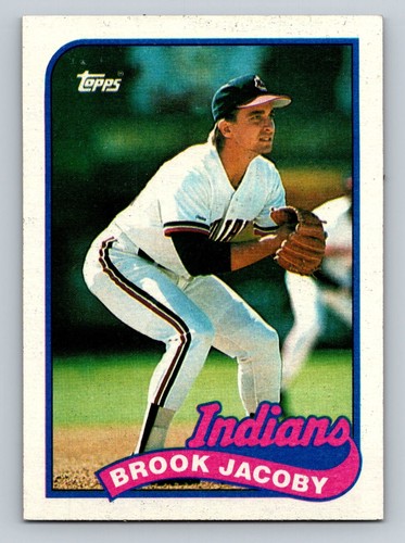 1989 Topps 739 Brook Jacoby Cleveland Indians | eBay