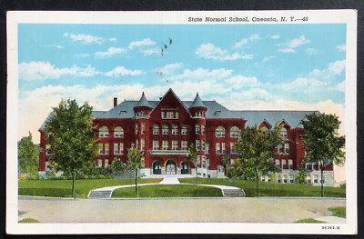 Oneonta New York State Normal School 1941 Postcard | eBay