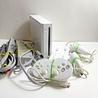 Nintendo Wii Console Bundle w/ Controllers Pre Loaded Games Super Mario ...
