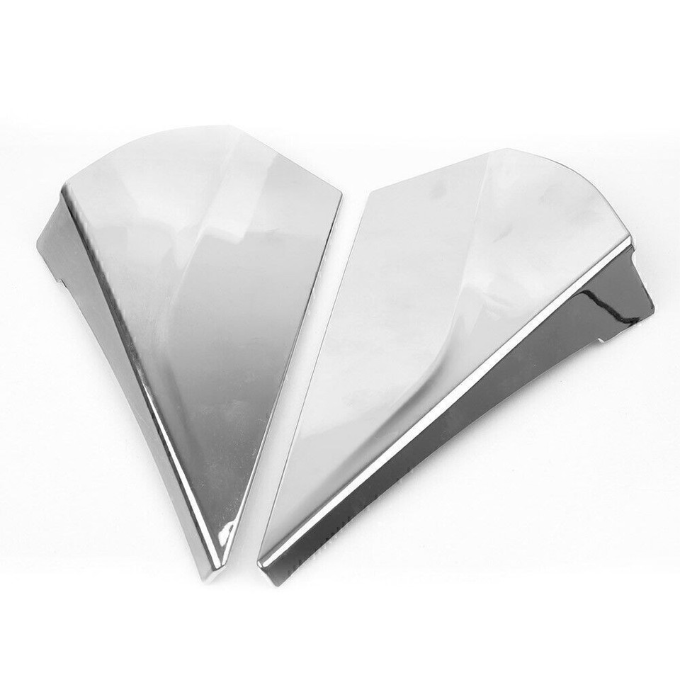 2x Chrome Rear Tail Side Window Spoiler Cover Trim For Toyota C-HR CHR ...