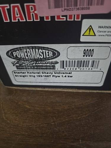 Powermaster 9000 PowerMAX Plus Starter Inline Mini Hitachi Adjustable ...