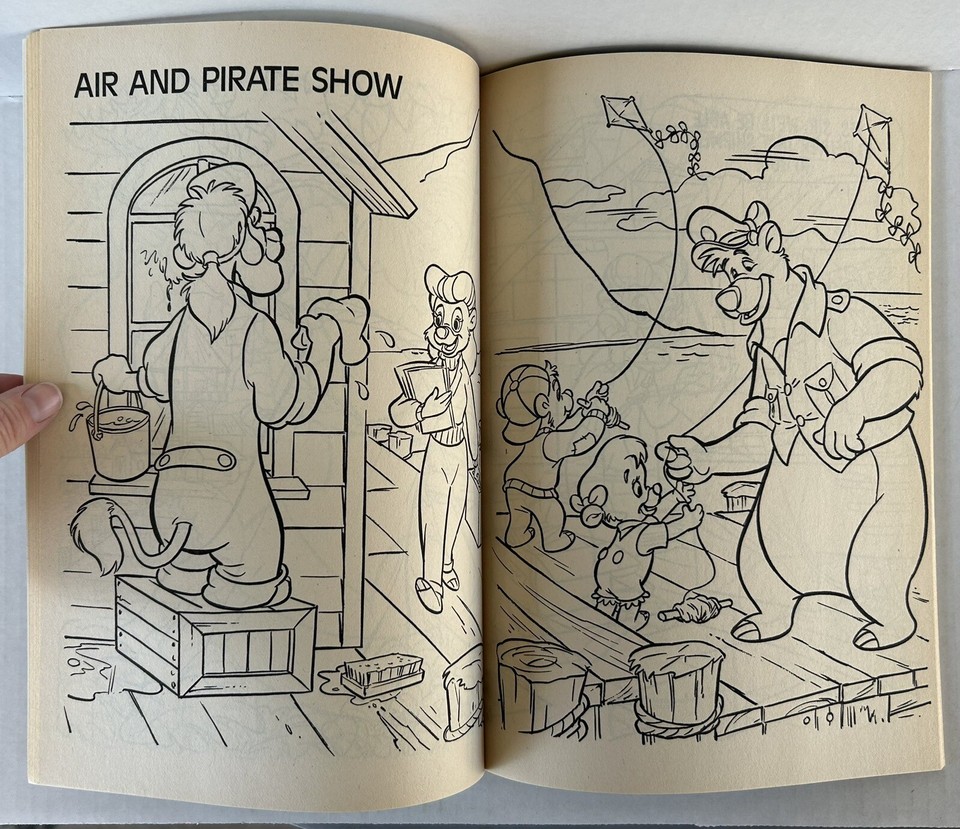 Vintage Disney's Tale Spin Coloring Book 1990 Golden Books New Unused ...