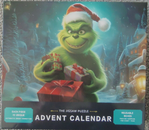 GRINCH ADVENT CALENDAR JIGSAW PUZZLE - 1008 PIECES - COMPLETE | eBay
