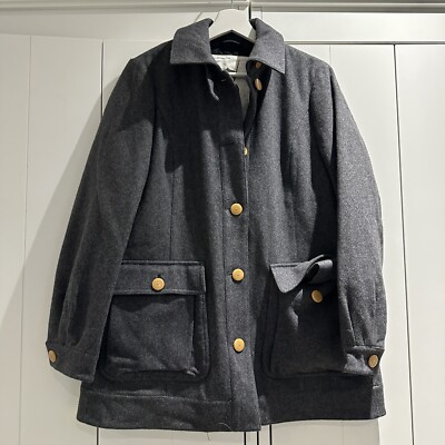 Noa Noa Grey Tie Waist Jacket Women’s Size M Sgt. Pepper Style Coat | eBay