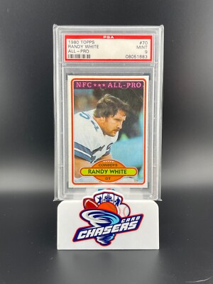1980 RANDY WHITE PSA 9 MINT TOPPS ALLPRO COWBOYS HOF RAZOR SHARP ...