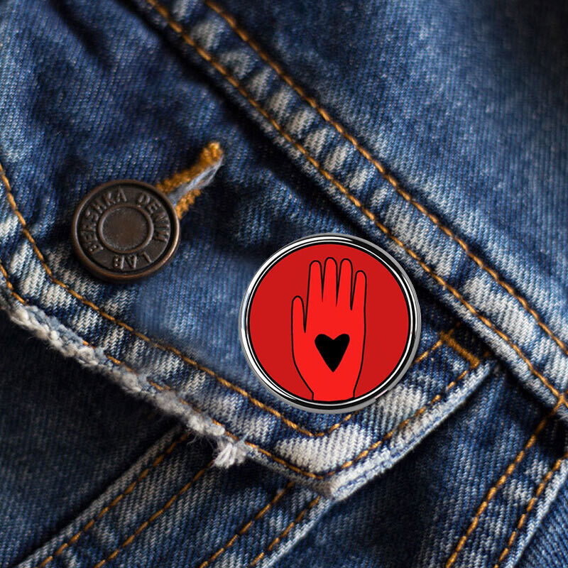 Ceasefire pin, Round Button Badge Pin Medal Pins Brooch Party Lapel Pin ...