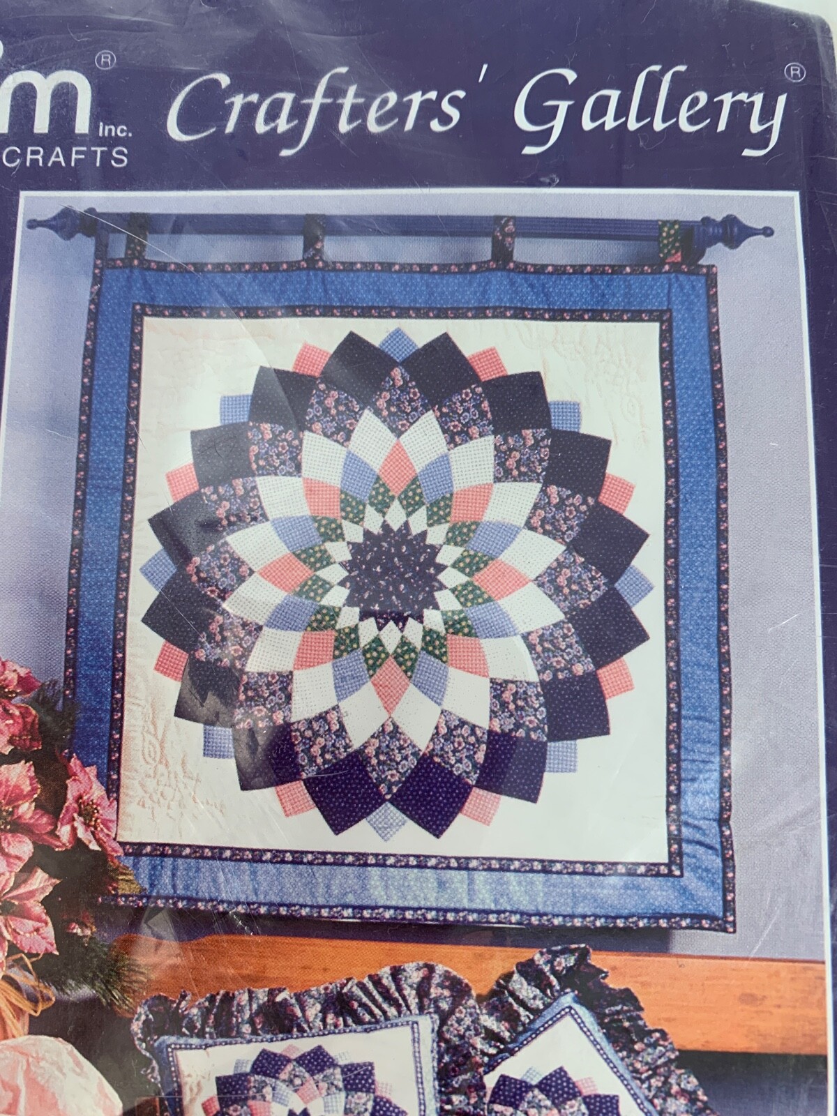 Vintage Mary Maxim Quilting Kit - Dahlia Wall Hanging - 34x34" - 80271 ...