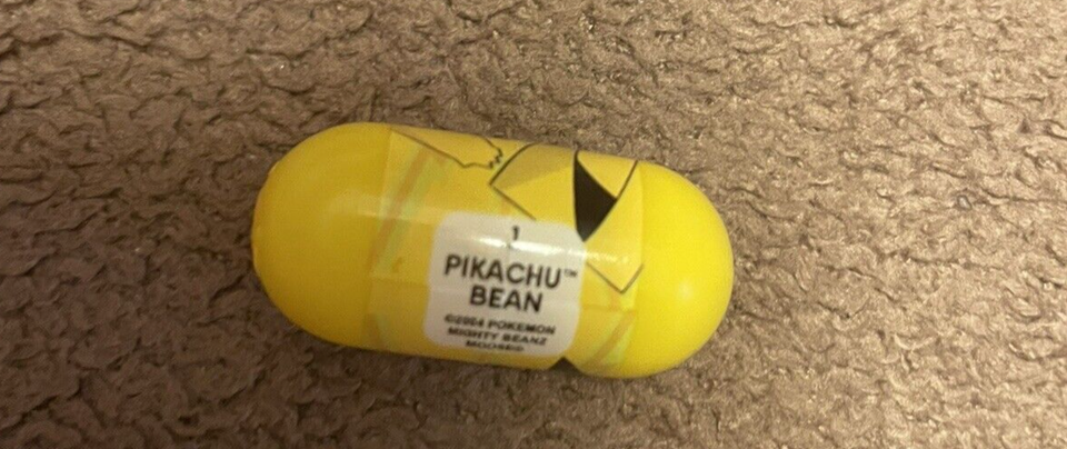 Mighty Beanz Pokemon Beans - Pikachu #1 | eBay