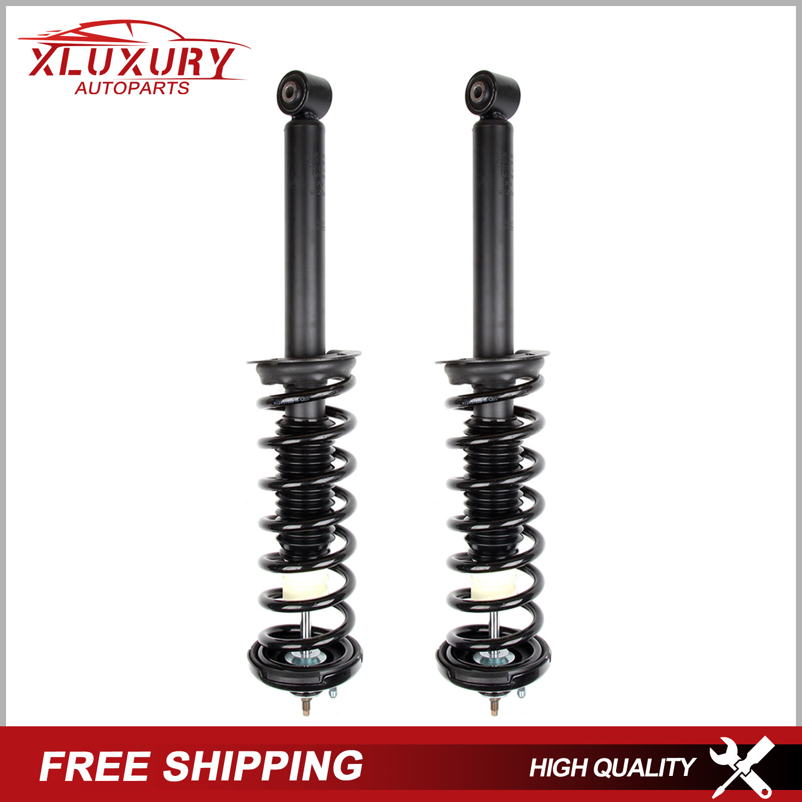Set 2 Complete Rear Struts Shocks For 2003-07 Honda Accord 2004-08 ...