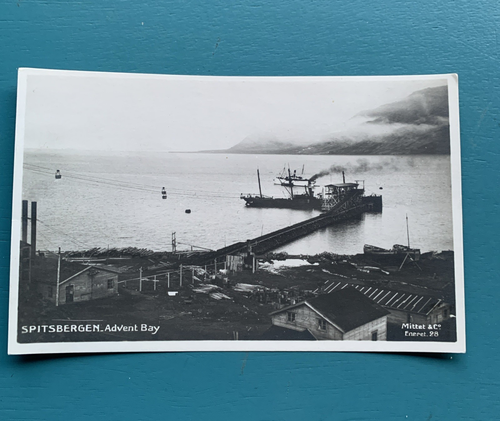 Spitsbergen Advent Bay Norway Postcard RPPC Antique Unused | eBay