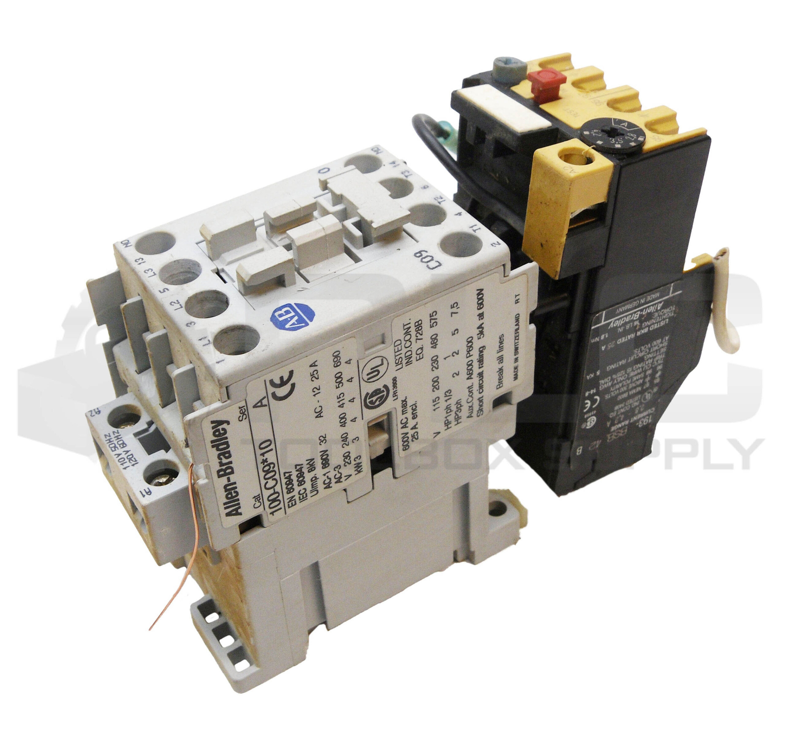 ALLEN BRADLEY 100-C09*10 /A CONTACTOR W/ 193-BSB /B OVERLOAD RELAY | eBay