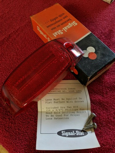 Signal-Stat 9088 Red Plastic Clearance Marker Light Lamp Lens Kit | eBay