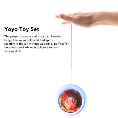 Yo Yo Toy 2 Rotate Modes String Trick Decompression Unresponsive Yoyo ...