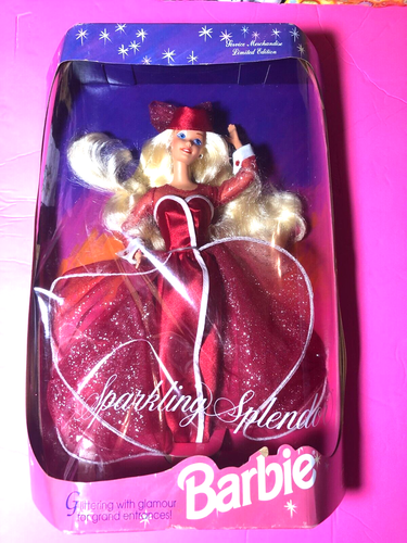 1993 VINTAGE Sparkling Splendor Barbie #10994 Service Merchandise ...