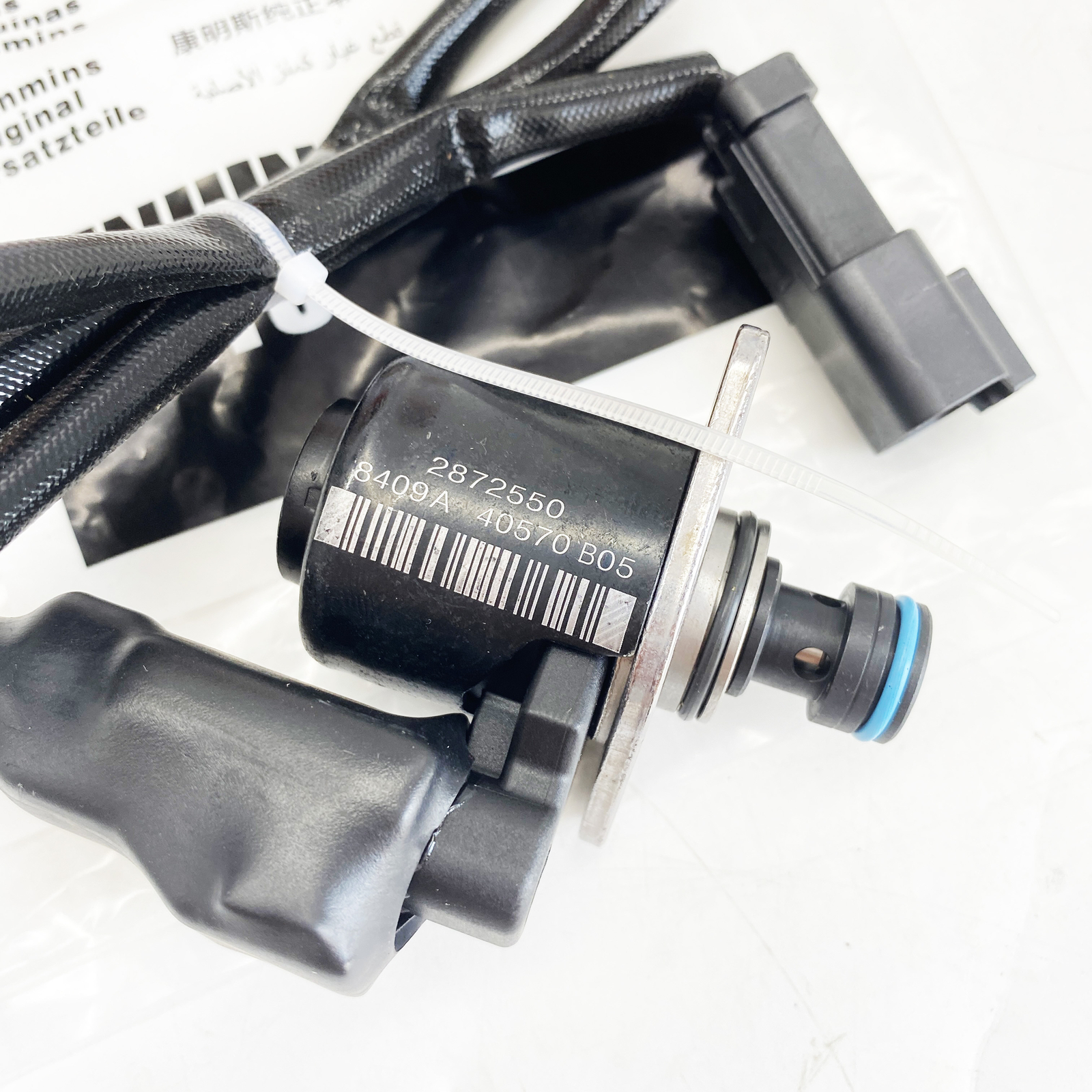 Cummins 2872550 ISX ISG Fuel Rail Pressure Metering Sensor Borgwarner ...