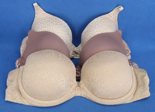 Maidenform DM0066 Wonderbra Underwire Padded Push Up Bra Lot Size 36B # ...
