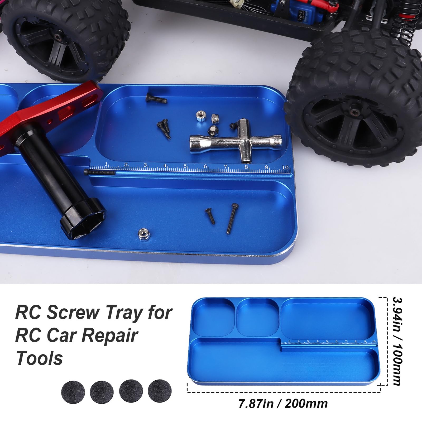 5 in 1 RC Screwdriver Set 1.27(0.05")/1.5/2.0/2.5mm Hex 4.0mm Phillips ...