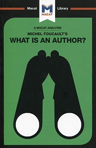 Michel Foucault's What Is An Author? (The Macat Library) by Smith-Laing ...