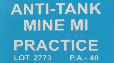 U.S. WWII M1 Practice Mine Stencil, - Stencil 028 | eBay