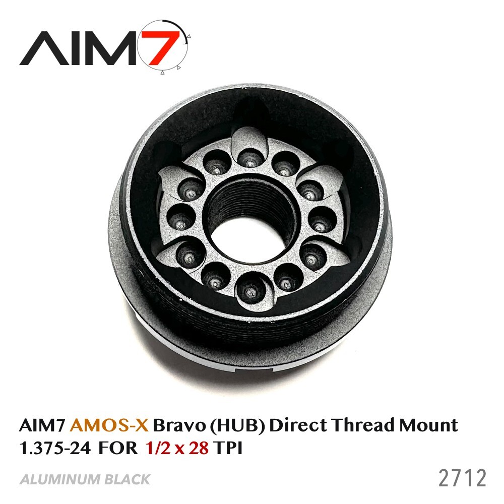 Aim7 Amos 1375 24 Bravo Hub Direct Thread Mounts 12x28 Aluminum Ebay 0554