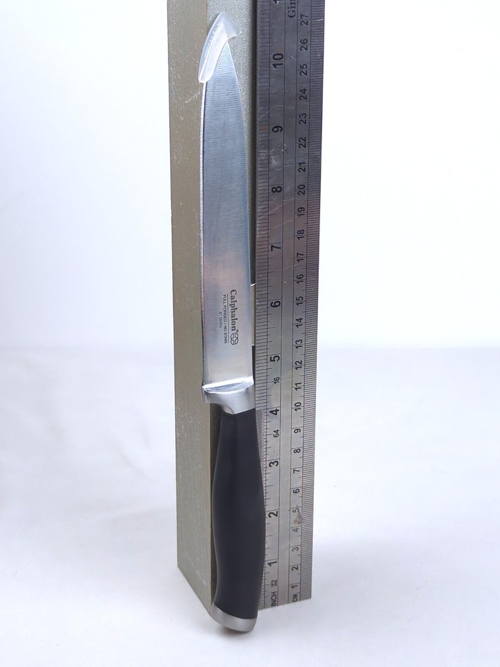 Calphalon CONTEMPORARY 6" UTILITY Knife on FULL-FORGED Satin-Finished ...