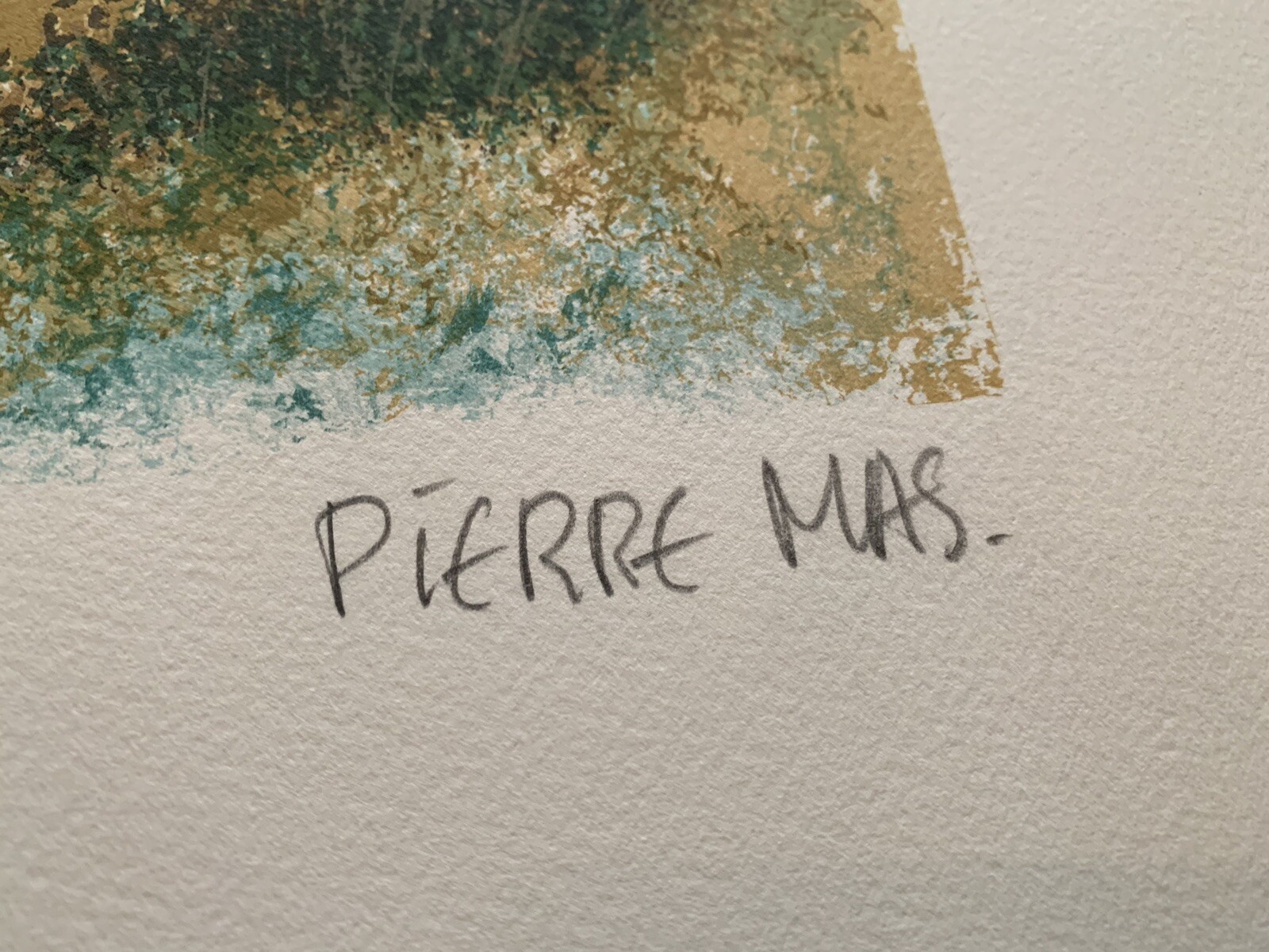 Pierre Mas Signed Artist Proof EA Lithograph on Paper - French Artist ...
