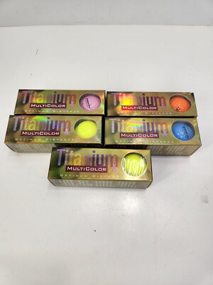 15 New TiTech Titanium Optimum Distance Golf Balls Woman Breast Cancer ...