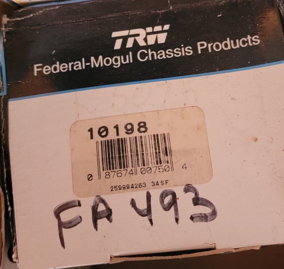 Suspension Ball Joint TRW 10198 Replaces K5075 FA493 NOS | eBay