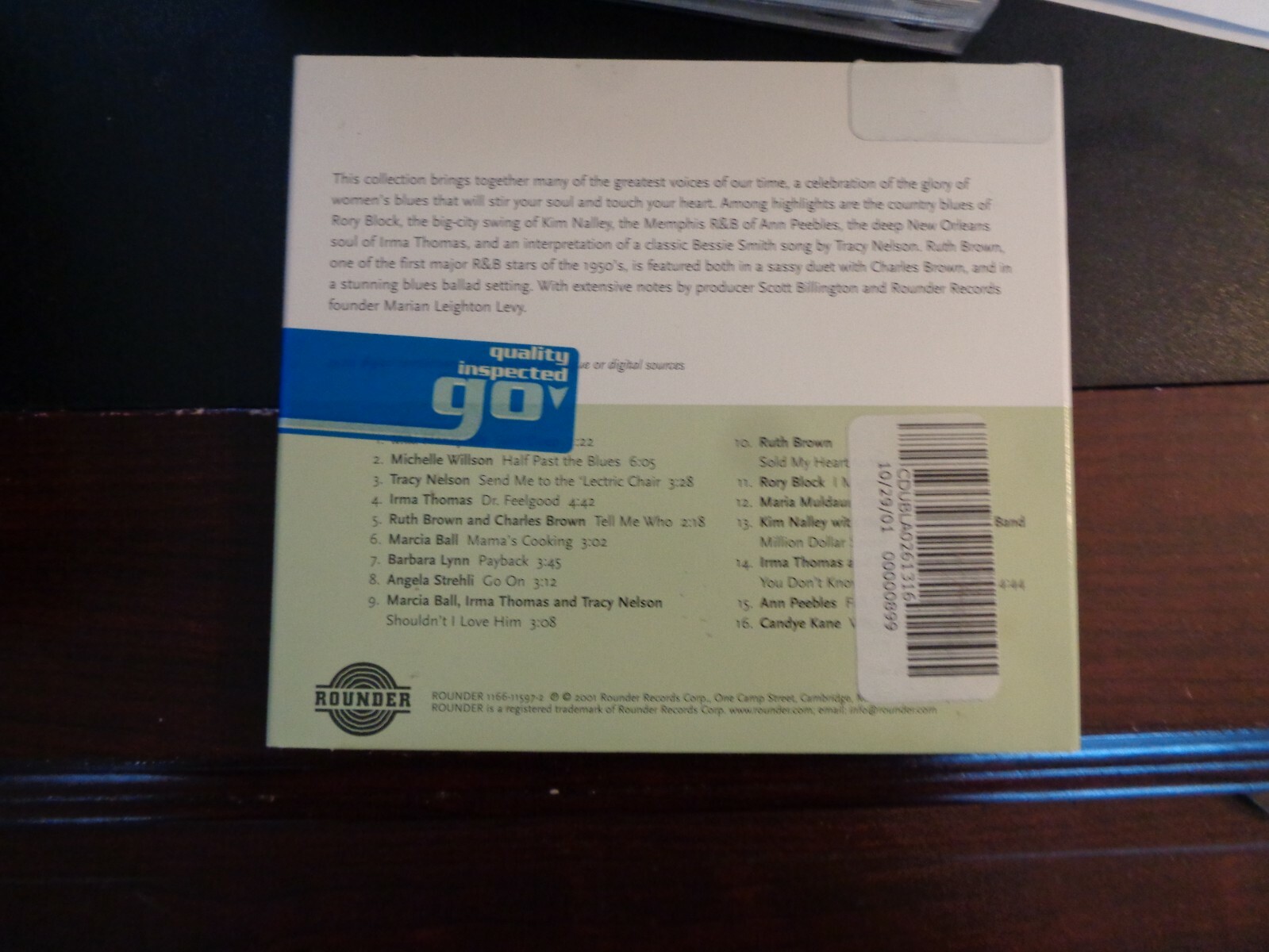 Any Woman's Blues by Various Artists (CD, Aug-2001, Rounder Select) for ...