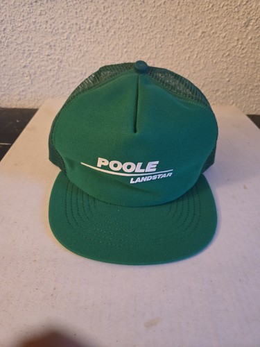 Vintage Landstar Poole Trucking Company Trucker Hat With Foam (Made In ...