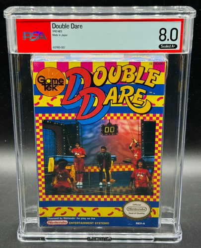 Double Dare Nintendo NES GAMETEK Factory Sealed New PSA 8.0 A+ NOT WATA ...