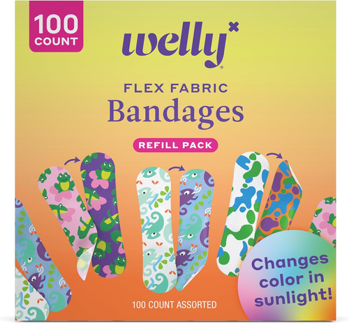 Welly Bandage Color Changing Refill Pack | Adhesive Flexible Fabric ...