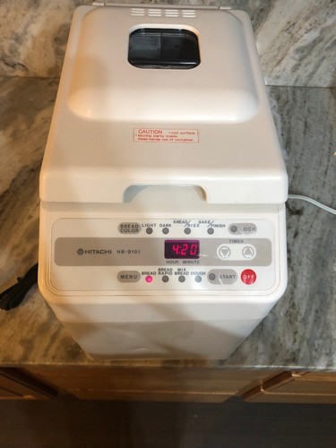 Hitachi HB-B101 Automatic Home Bread Maker Machine-RARE VINTAGE-SHIPS N ...