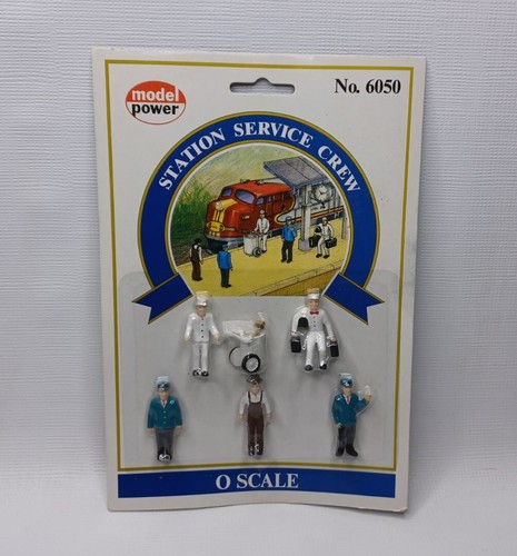 Model Power O Scale Station Service Crew Figures # 6050 New OS Hand ...