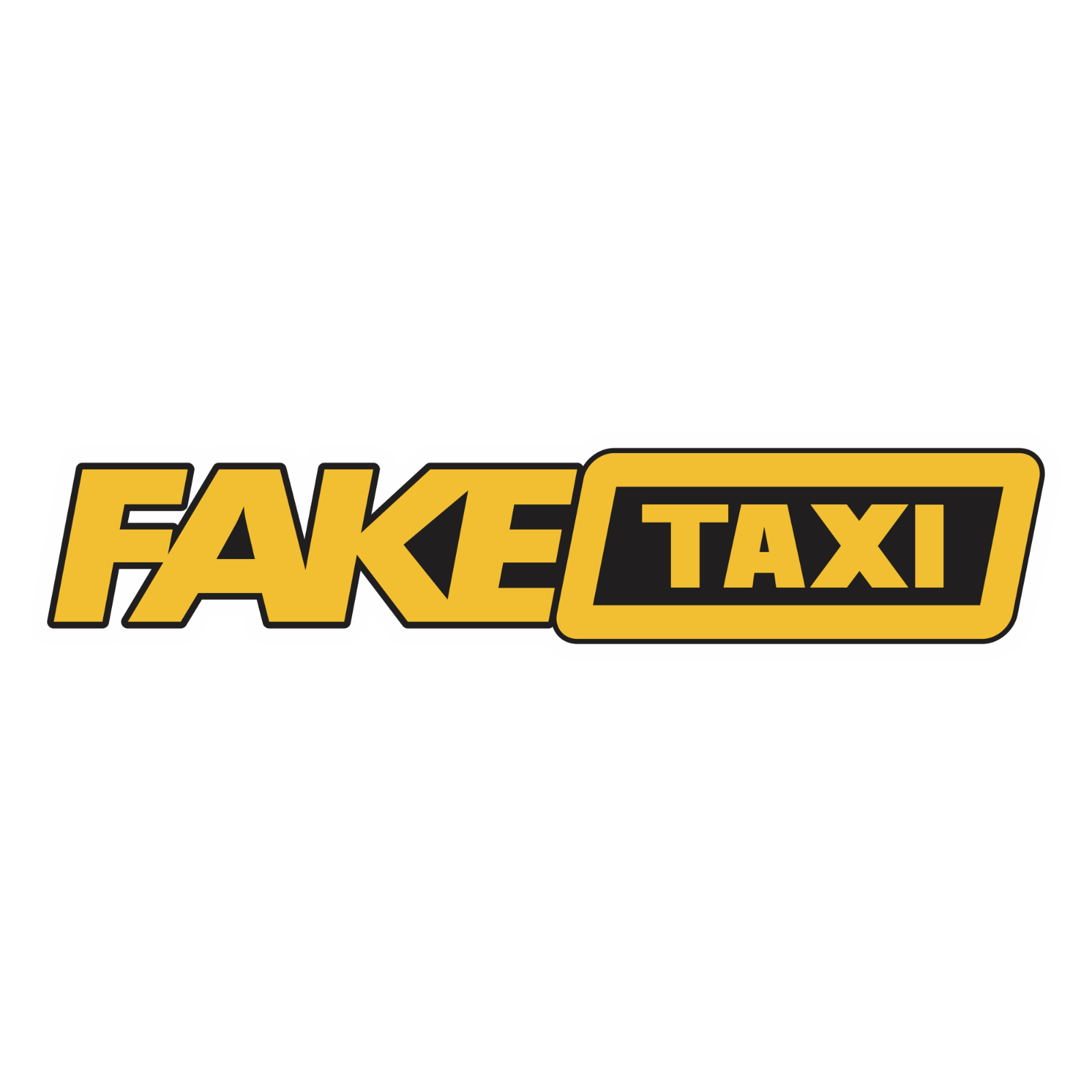 2 x Large Novelty Car Sticker FAKE TAXI decal bumper funny prank ...