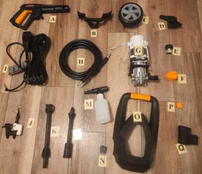 Replacement parts for LawnMaster LT306-1800C Electric Pressure Washer ...