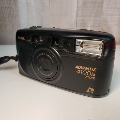 Kodak Advantix 4100ix Zoom APS Film Camera | Point & Shoot | Black ...