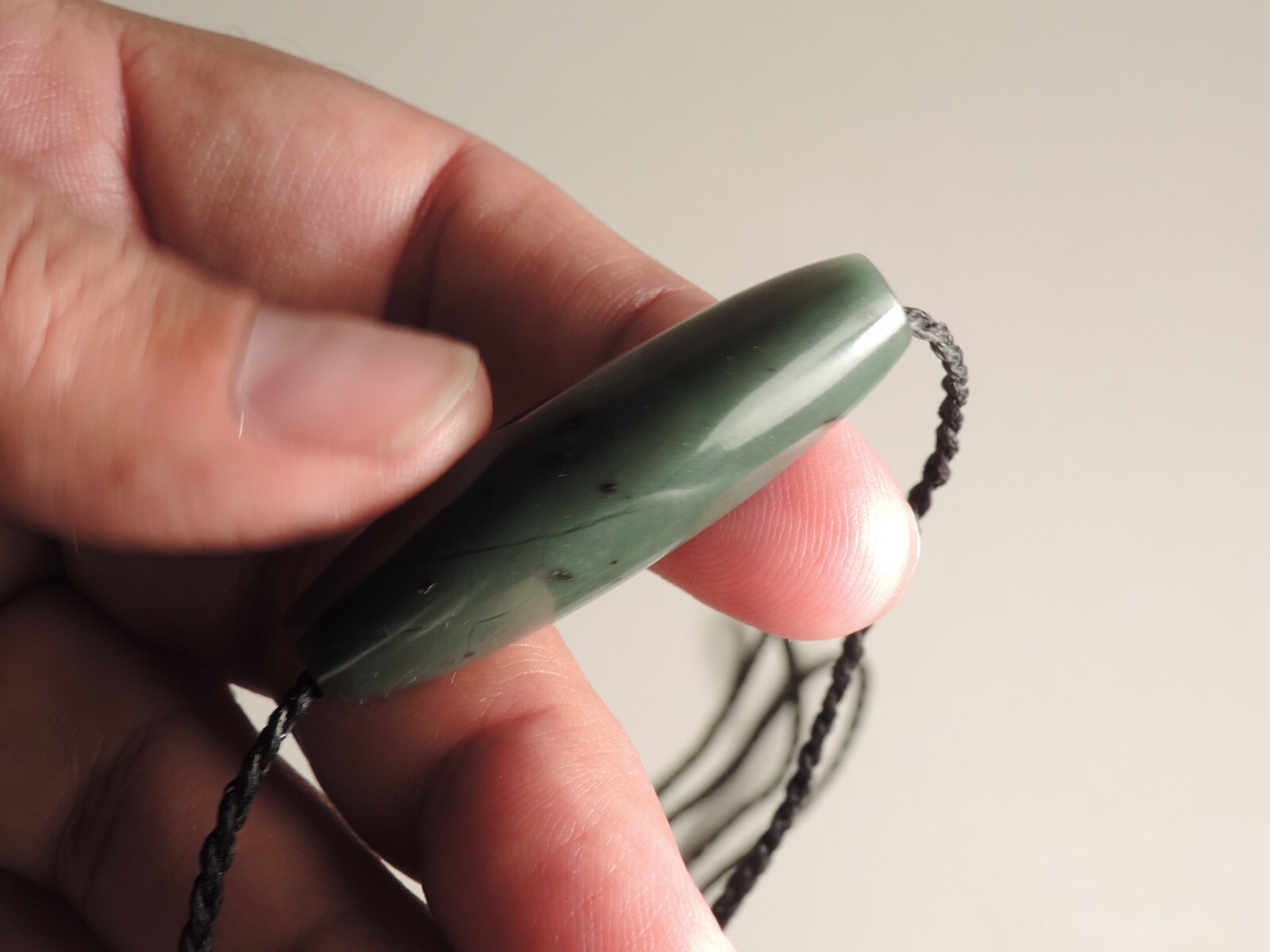 Maori Pounamu Steel Grey Blue BOWENITE Greenstone New Zealand Jade Dean ...