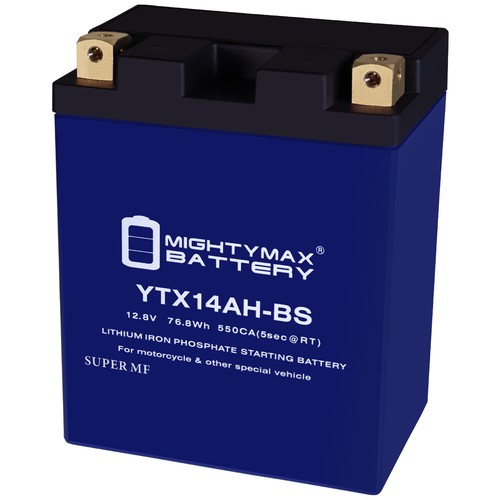 Mighty Max YTX14AH-BS Lithium Battery compatible with Arctic Cat 700 06 ...