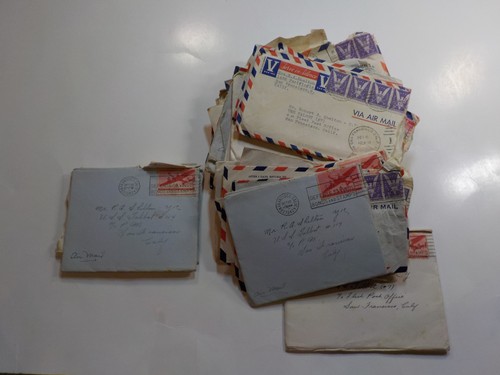 37 WW2 Letters Wife To Navy Husband U.S.S. Talbot Lot San Francisco ...