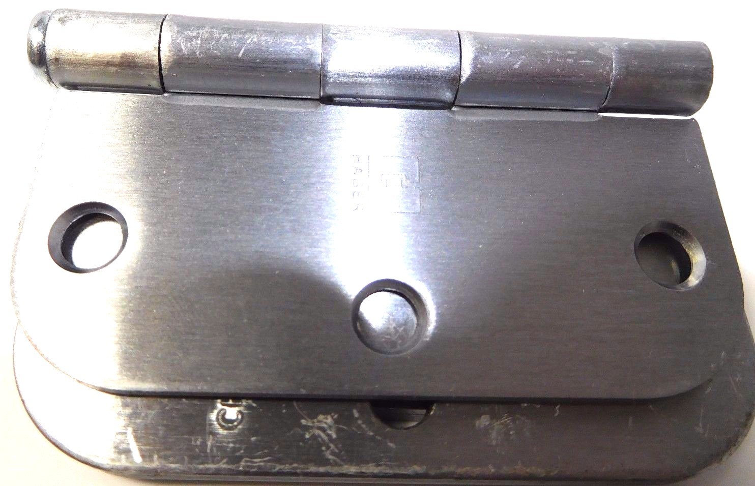 3.5 Inch Hinges with 5/8 Inch Round Corner Matt Silver pack of 3 NEW | eBay