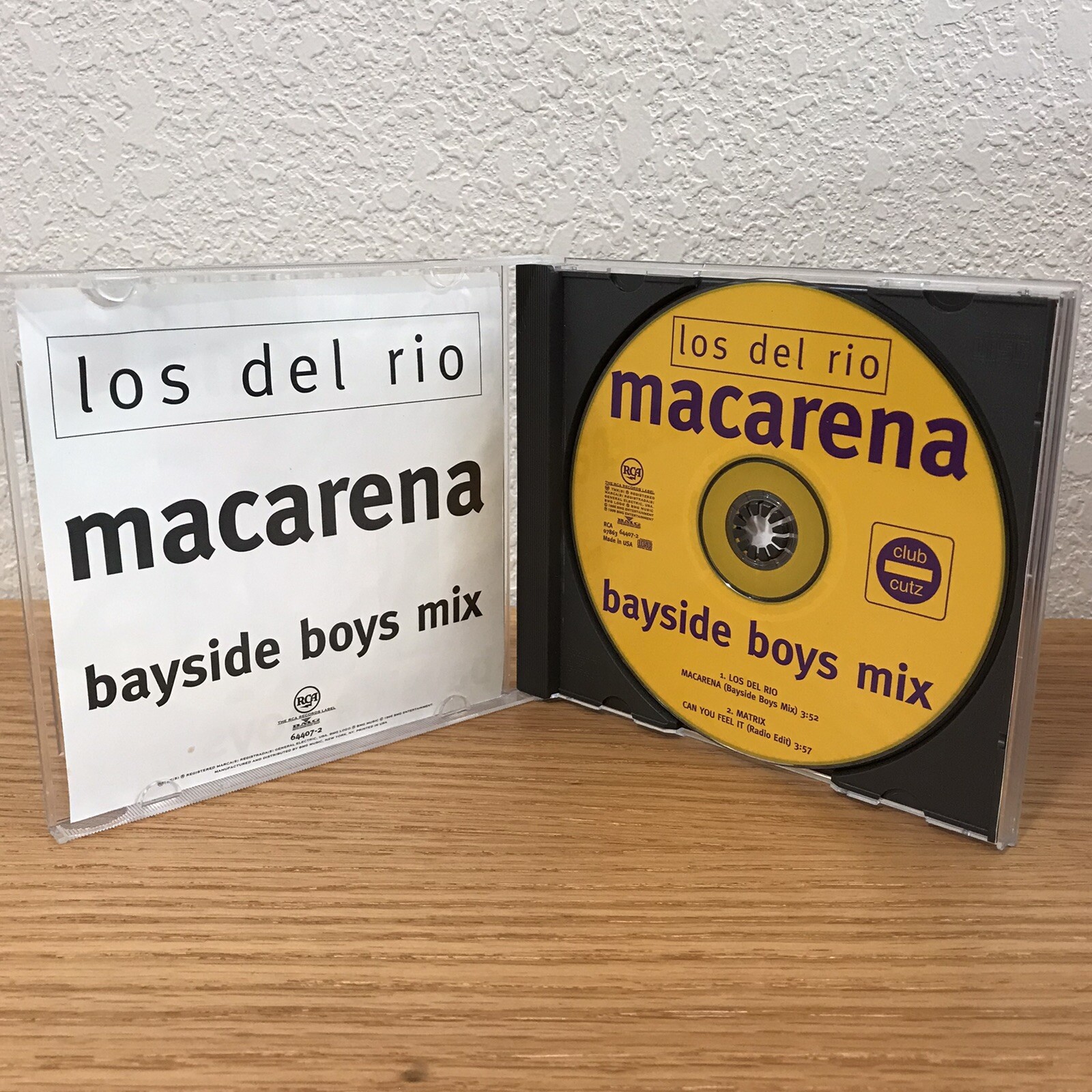 Macarena (Bayside Boys Mix) by Los del Rio (CD, 1995, RCA) Single EUC ...