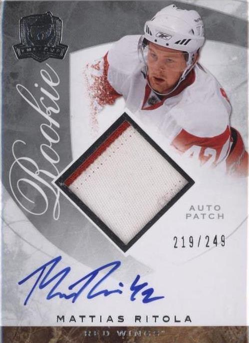 2008-09 Upper Deck The Cup - Mattias Ritola #100 /249 (AU, MEM, RC) for ...